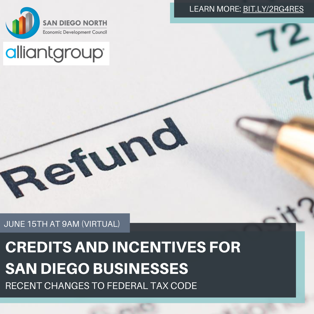 Credits and Incentives for San Diego Businesses - San Diego North ...